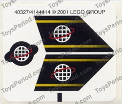 LEGO Sets with Part 6772stk01 Sticker Sheet for Set 6772 - (40327/4144414)