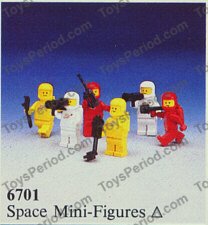 LEGO 6701 Space Minifigures Set Parts List