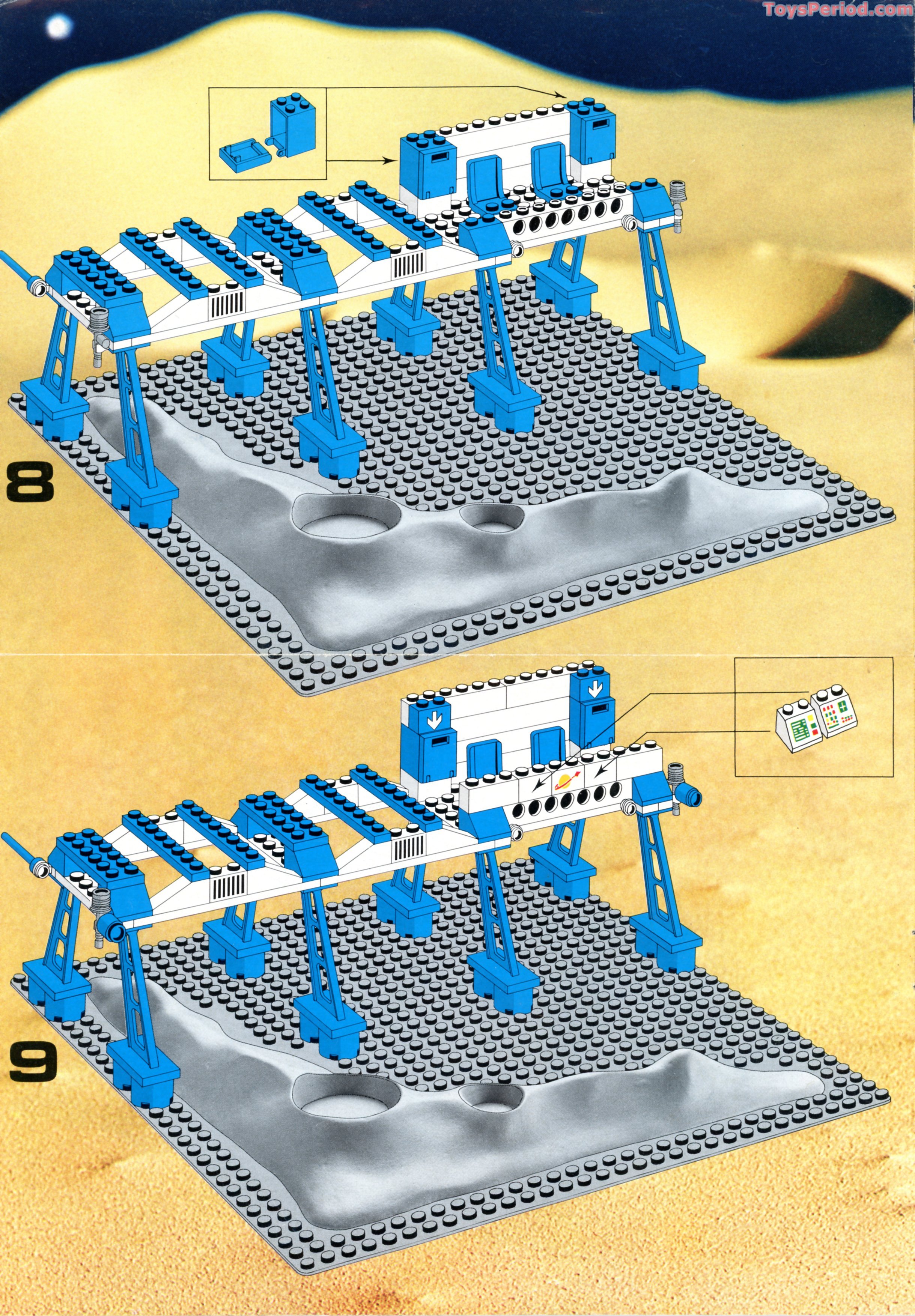 LEGO 6930 Space Supply Station Instructions and Parts List