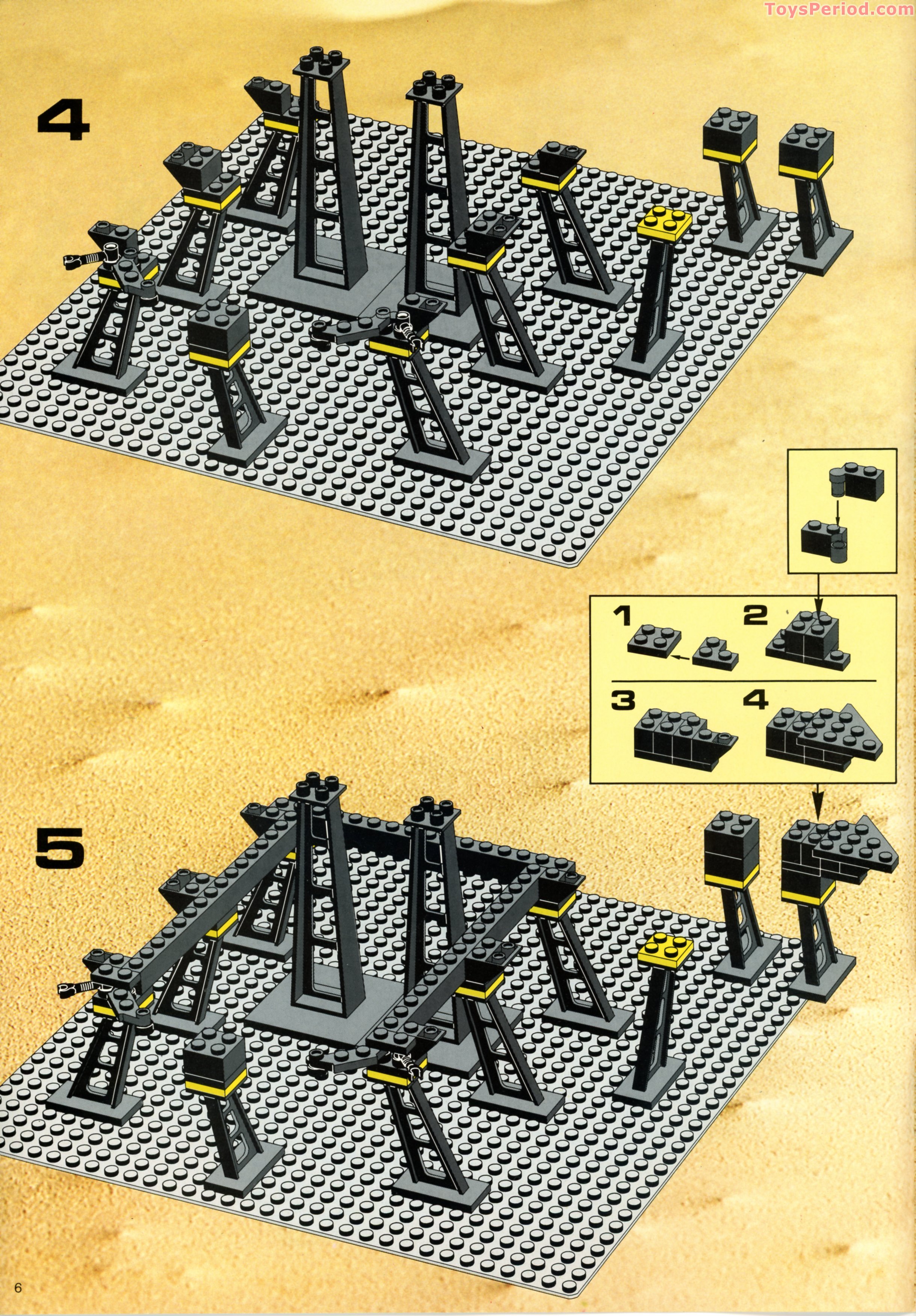 LEGO 6987 Message-Intercept Base Instructions and Parts List