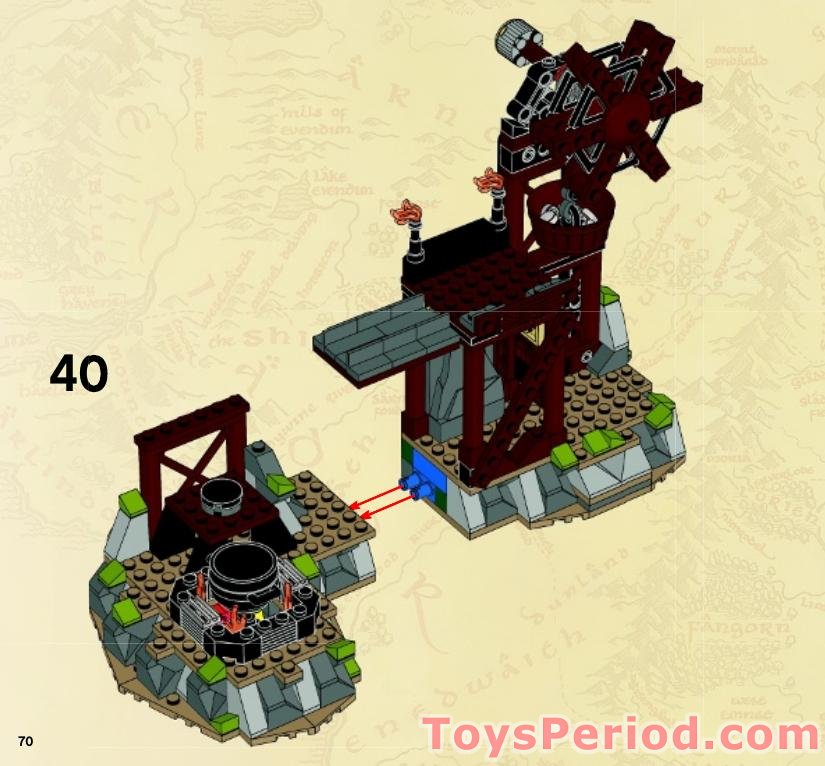LEGO 9476 The Orc Forge Instructions and Parts List