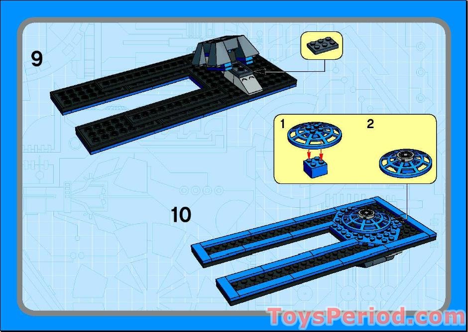 LEGO 10131 TIE Collection Instructions and Parts List