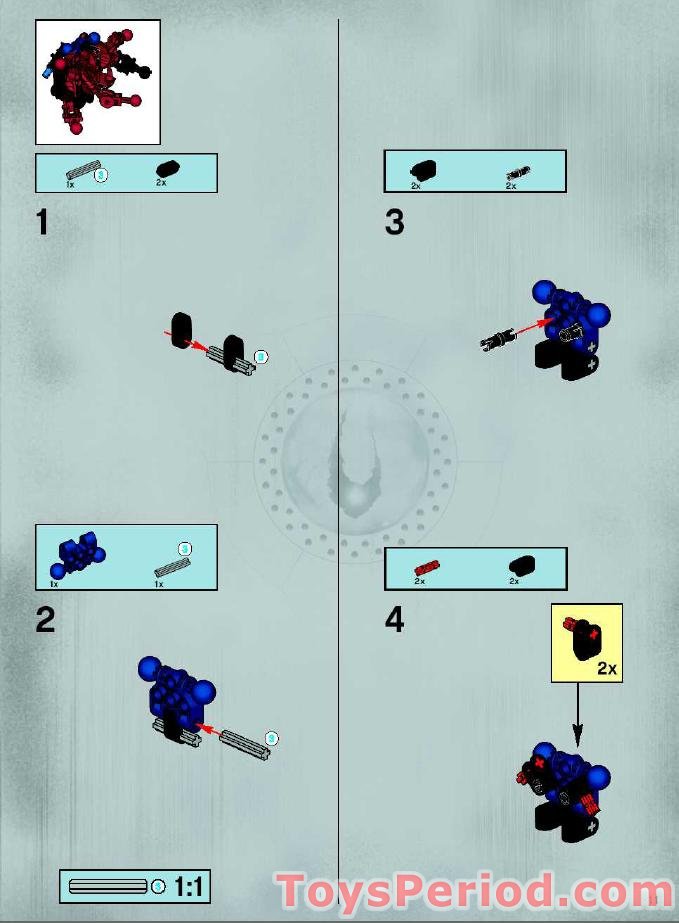 LEGO 10204 Vezon and Kardas Instructions and Parts List