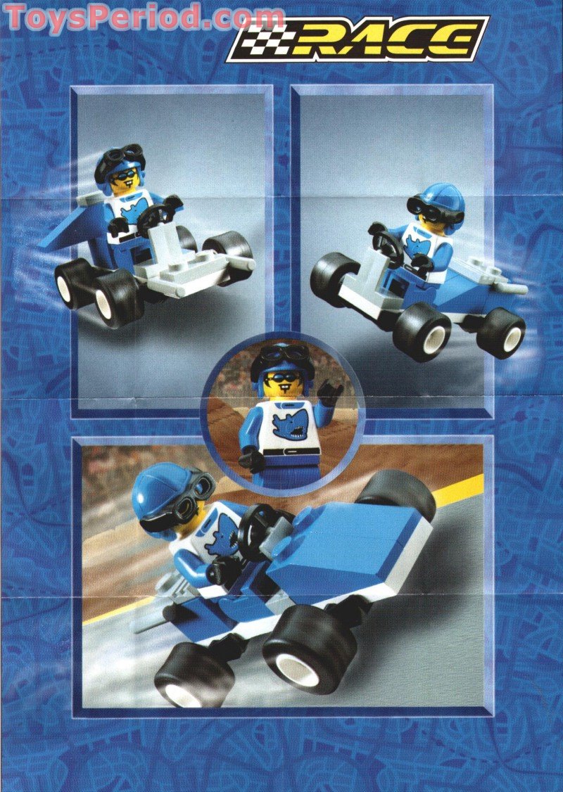 LEGO 1282 Blue Racer Instructions and Parts List