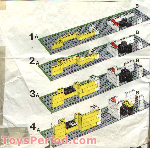 LEGO 1589-1 Town Square Instructions and Parts List