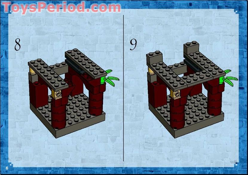 LEGO 4751 Harry and the Marauder's Map Instructions and Parts List