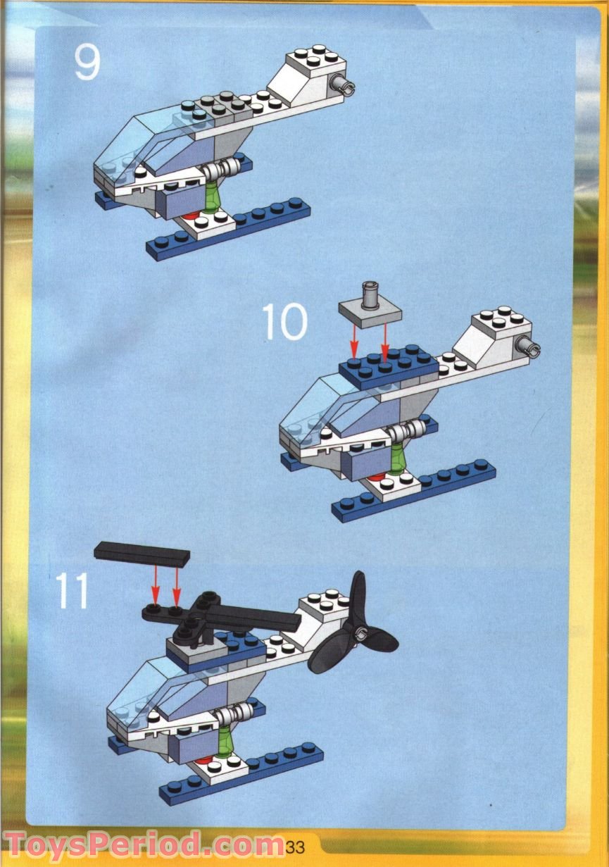 LEGO 4098 High Flyers Instructions and Parts List