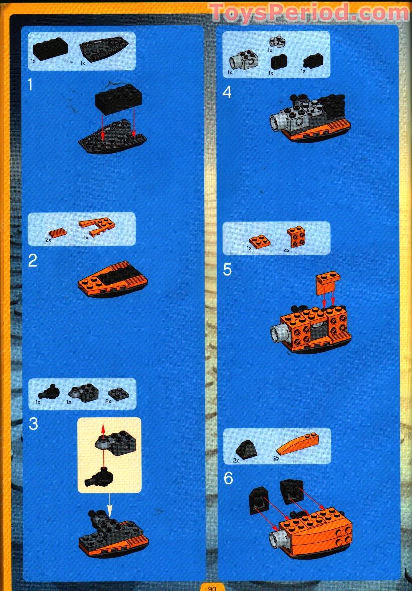 LEGO 4508 Titan Xp Instructions and Parts List