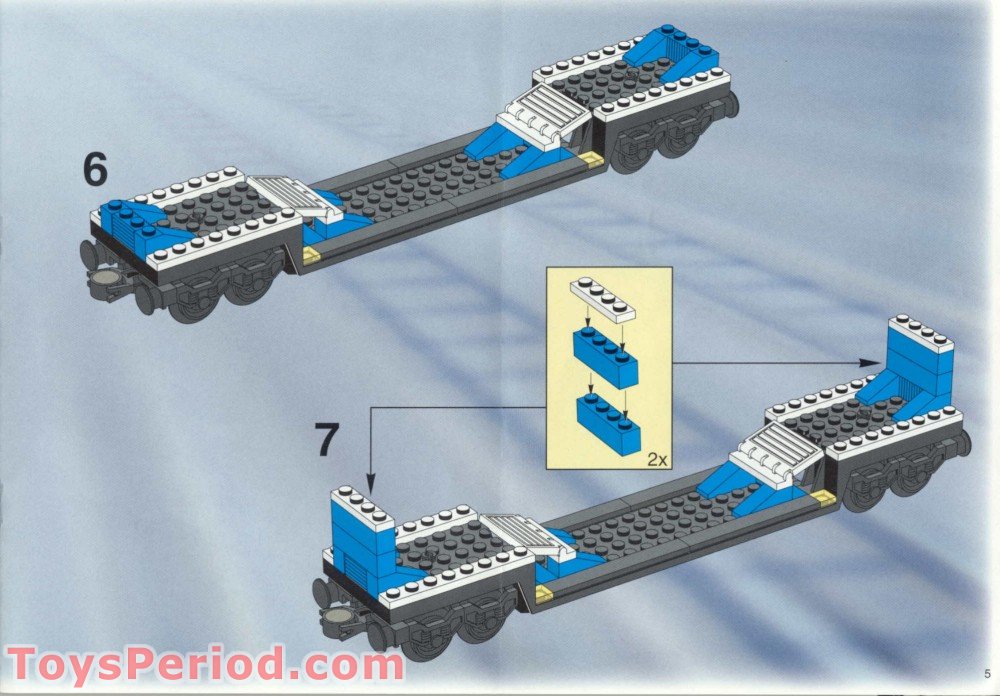 LEGO 4560 Railway Express Instructions and Parts List