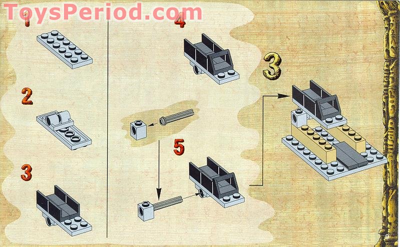 LEGO 5919 Treasure Tomb Instructions and Parts List
