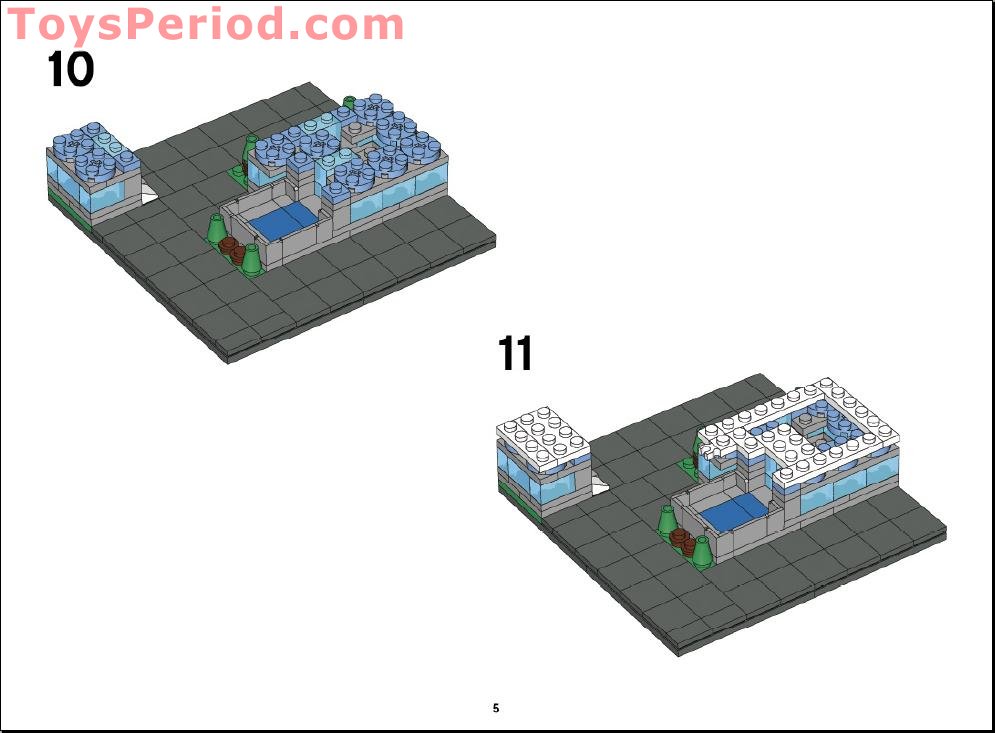 LEGO 5524 Airport Instructions and Parts List