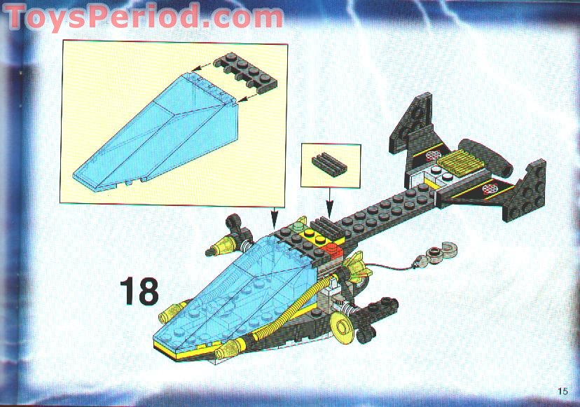 LEGO 6773 Alpha Team Helicopter Instructions and Parts List