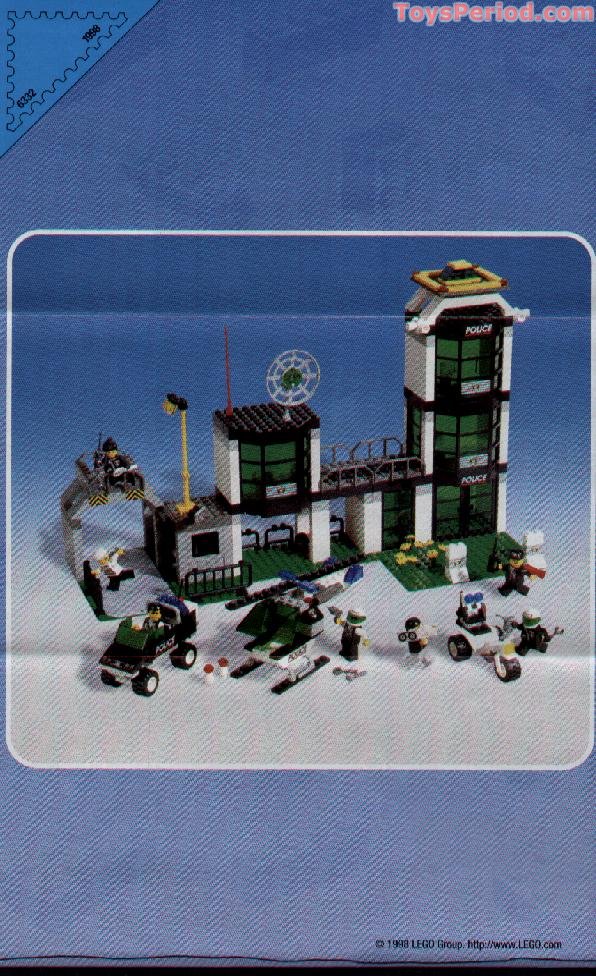 LEGO 6332 Command Post Central Instructions and Parts List