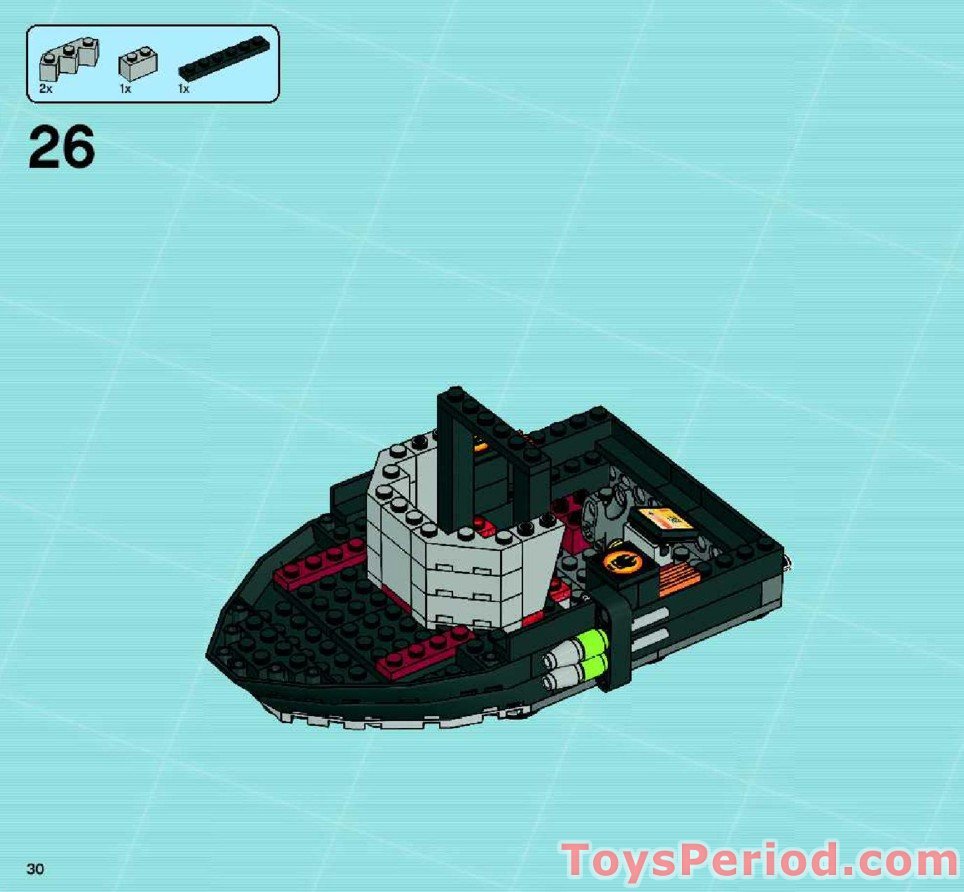 LEGO 8636 Mission 7: Deep Sea Quest Instructions and Parts List