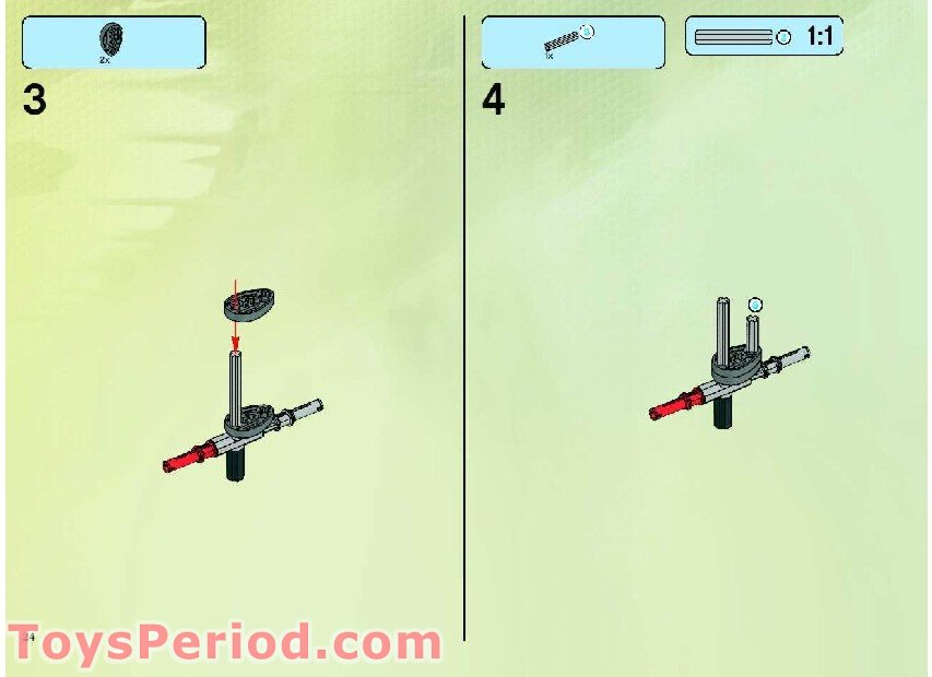 LEGO 8942-1 Jetrax T6 Instructions and Parts List