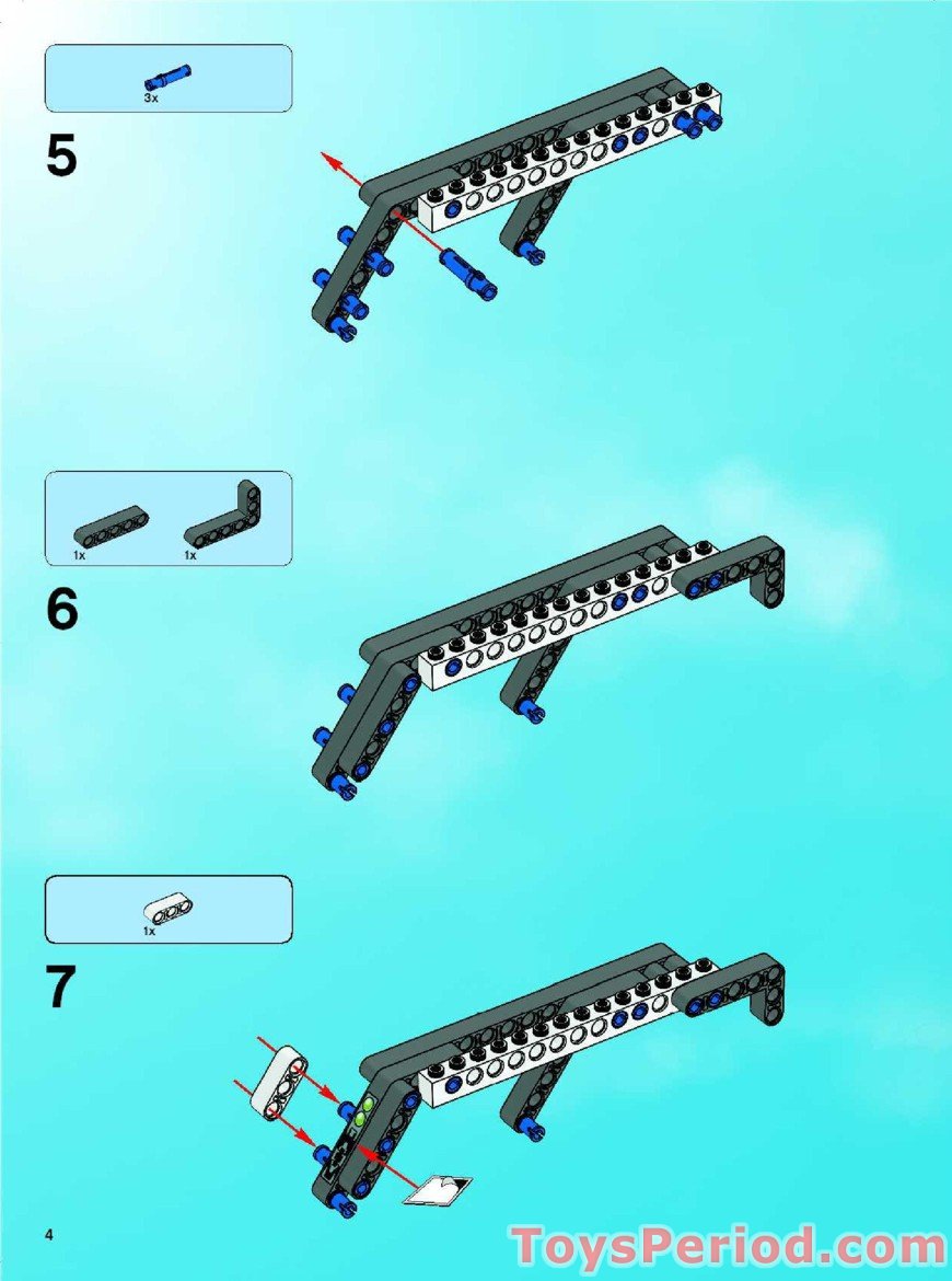 LEGO 8118 Hybrid Rescue Tank Instructions and Parts List