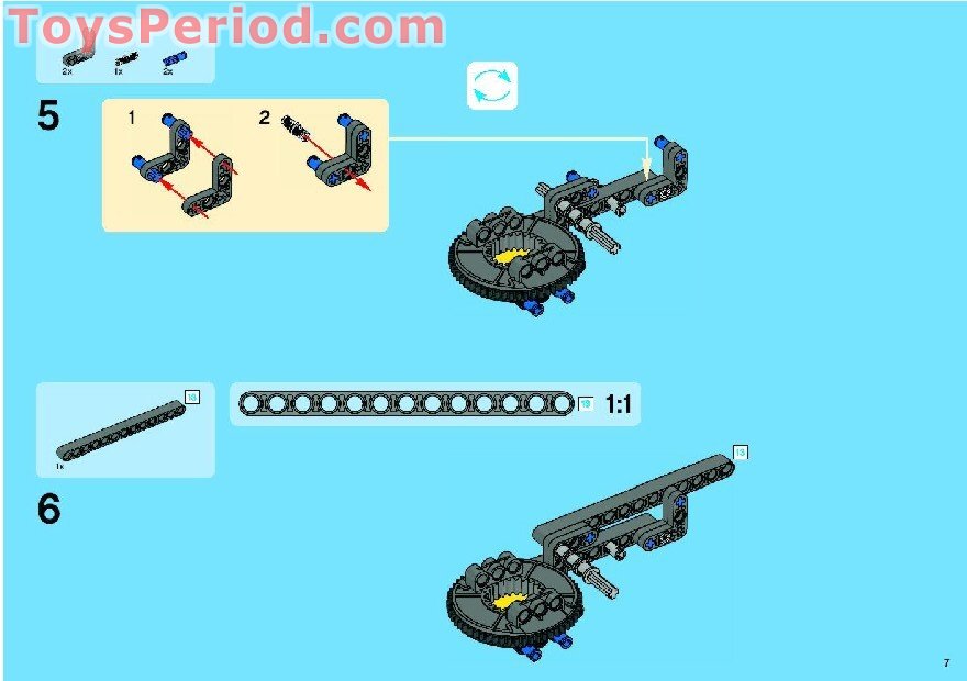 LEGO 8264 Hauler Instructions and Parts List