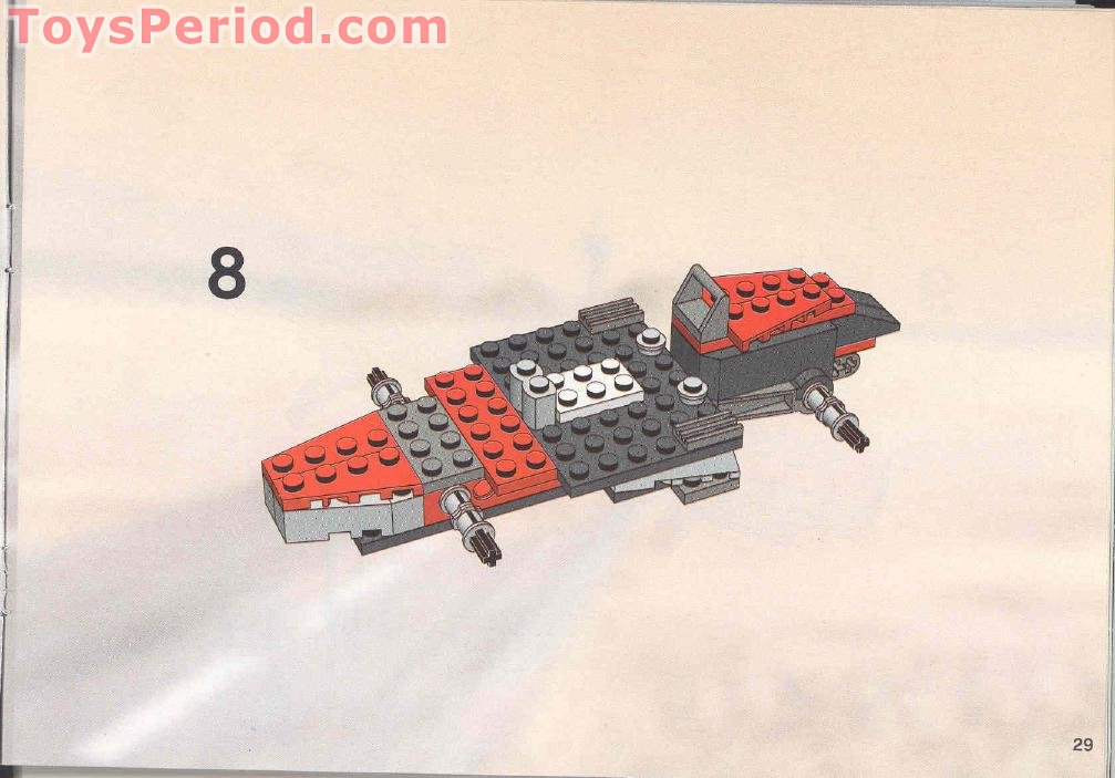 LEGO 8357 Zonic Strike Instructions and Parts List