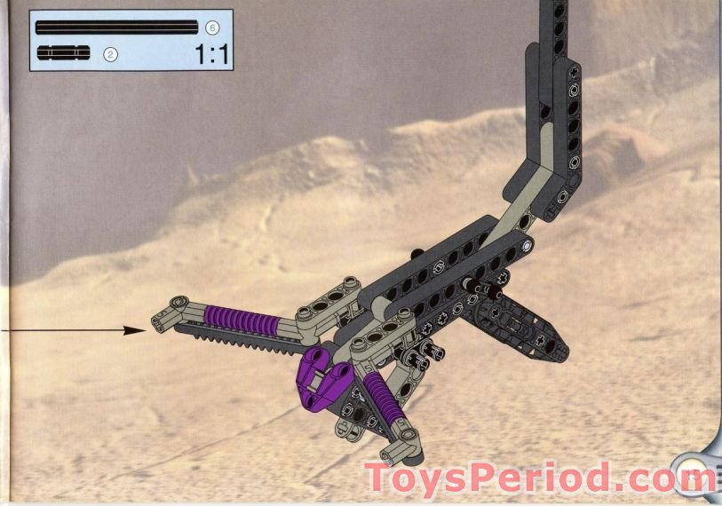 LEGO 8548 Nui-Jaga Instructions and Parts List