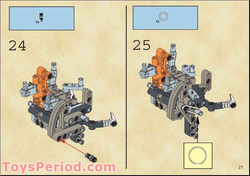LEGO 8556 Boxor Instructions and Parts List