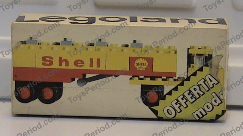 LEGO 621-2 Shell Tanker Truck Instructions and Parts List