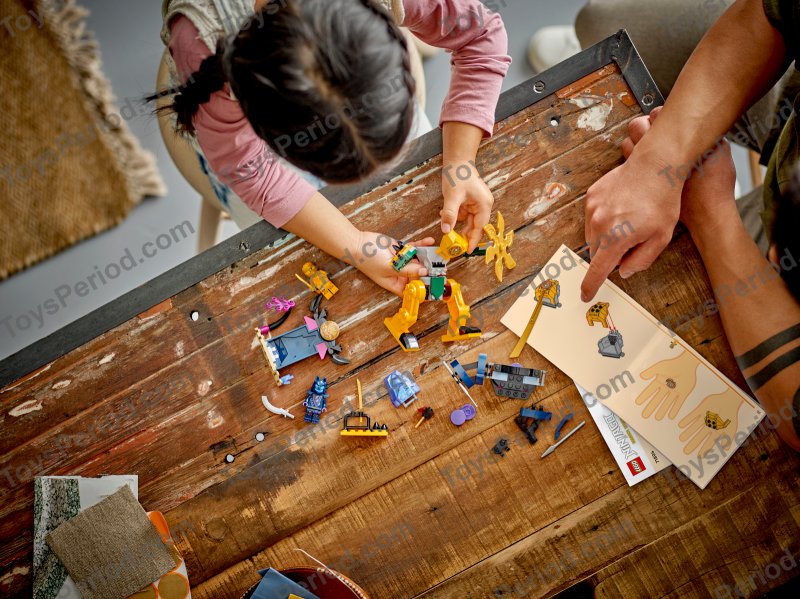 LEGO 71804 Arin's Battle Mech Set Parts List