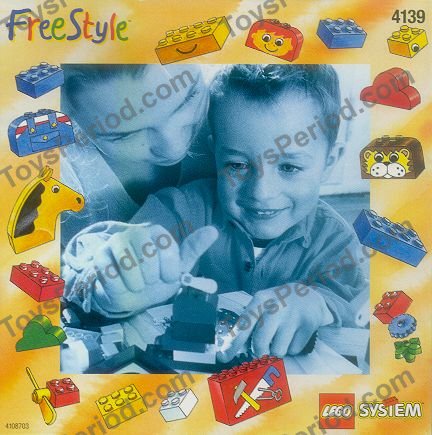 LEGO 4139 Freestyle Large Display Bucket, 3 Plus Set Parts List