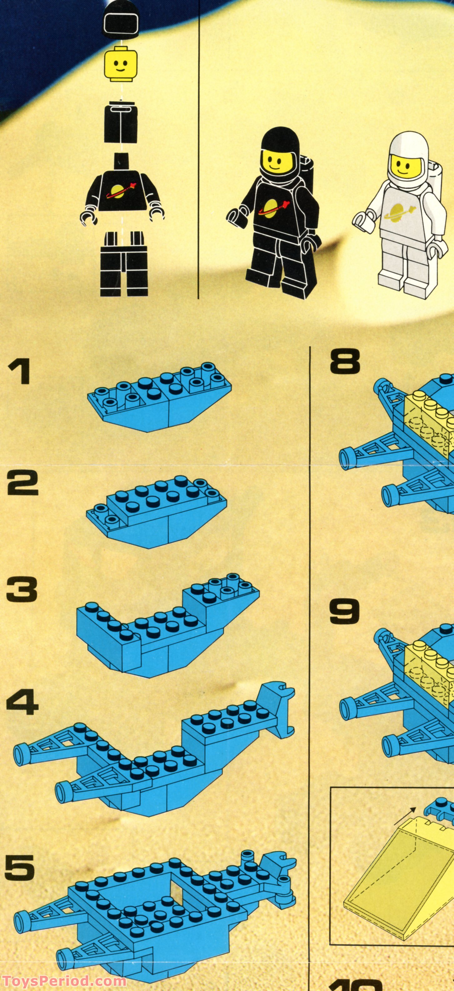 LEGO 6928 Uranium Search Vehicle Instructions and Parts List