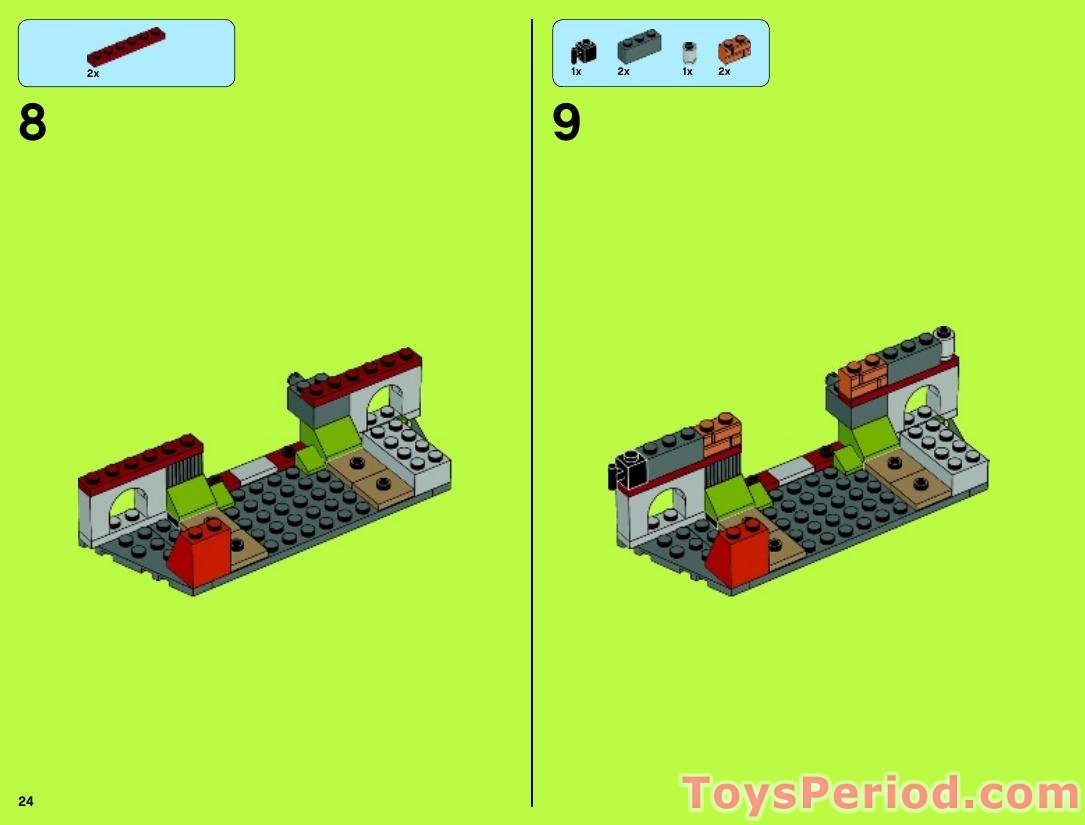 LEGO 79103 Turtle Lair Attack Instructions and Parts List