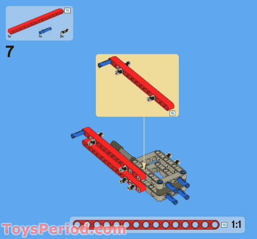 LEGO 8081 Extreme Cruiser Instructions and Parts List