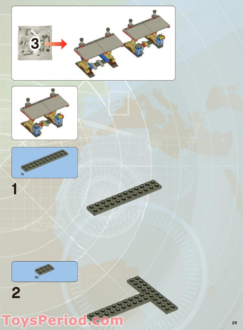 LEGO 8487 Flo's V8 Cafe Instructions and Parts List