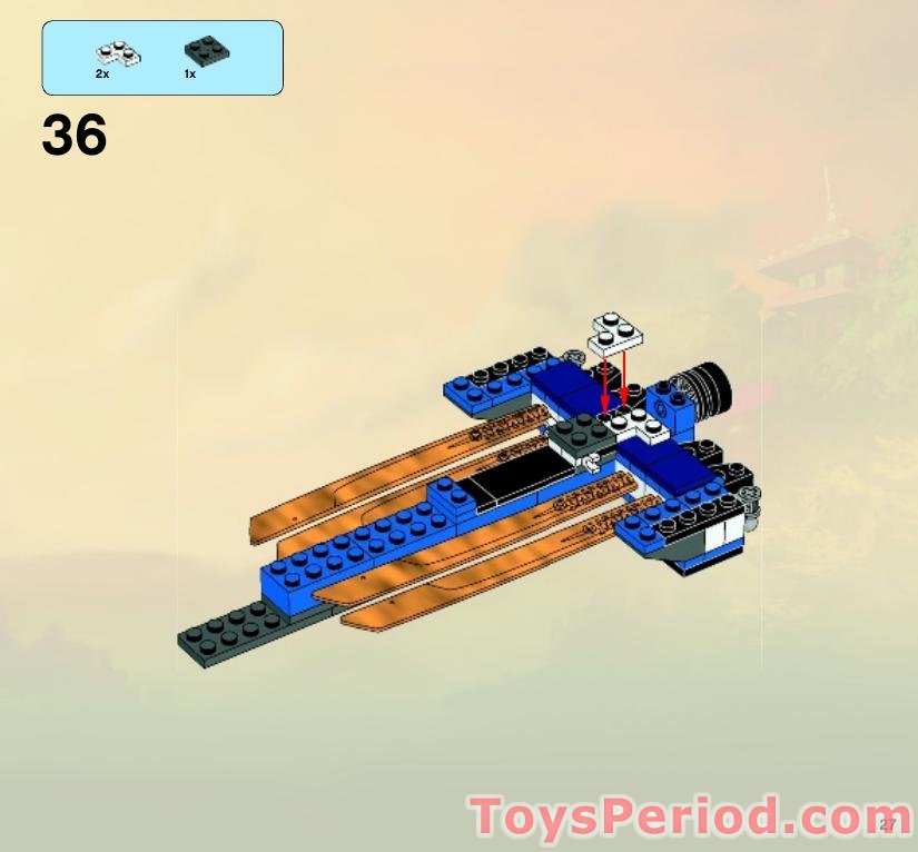 LEGO 9442 Jay's Storm Fighter Instructions and Parts List