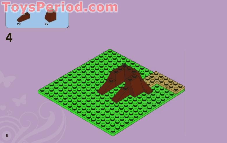 LEGO 3065 Olivia's Tree House Instructions and Parts List