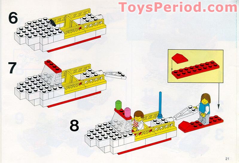 LEGO 1880 XL Bucket Instructions and Parts List
