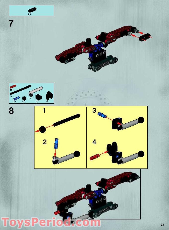LEGO 10204 Vezon and Kardas Instructions and Parts List