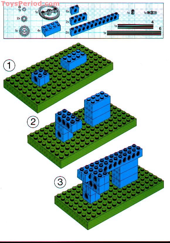 LEGO 1031 Building Instructions for Set 1030 Instructions and Parts List