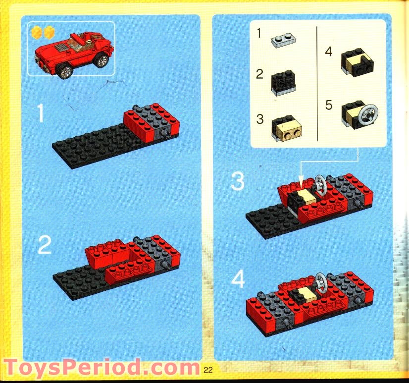 LEGO 4883 Gear Grinders Instructions and Parts List