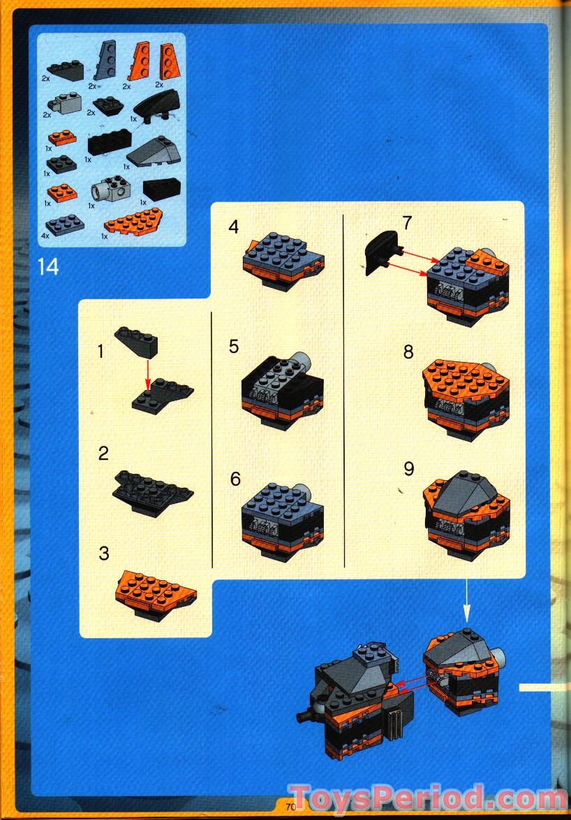 LEGO 4508 Titan Xp Instructions and Parts List