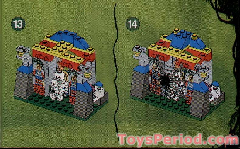 LEGO 5936 Spider's Secret Instructions and Parts List