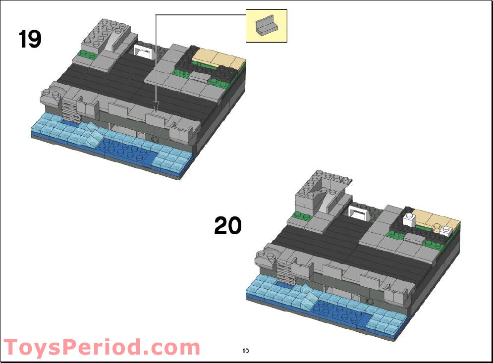 LEGO 5526 Skyline Instructions and Parts List