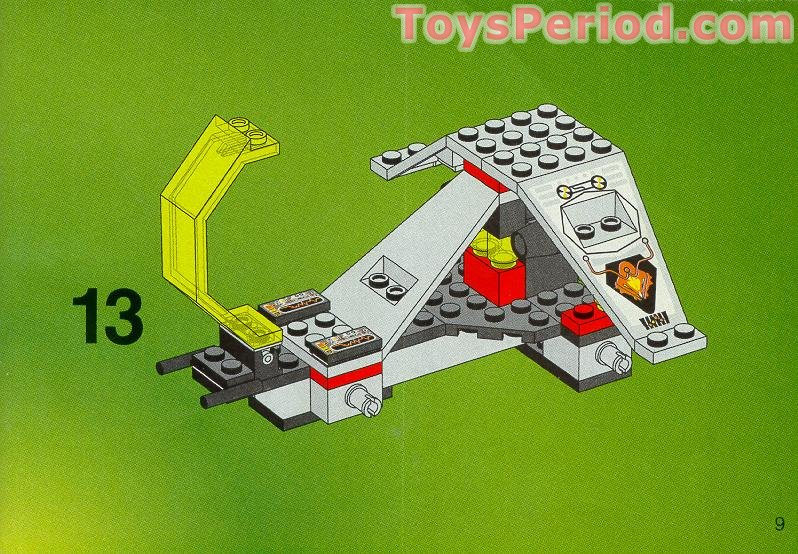 LEGO 6829 Radon Rover Instructions and Parts List
