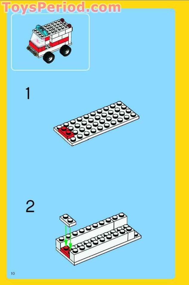 LEGO 6164 LEGO Rescue Building Set Instructions and Parts List