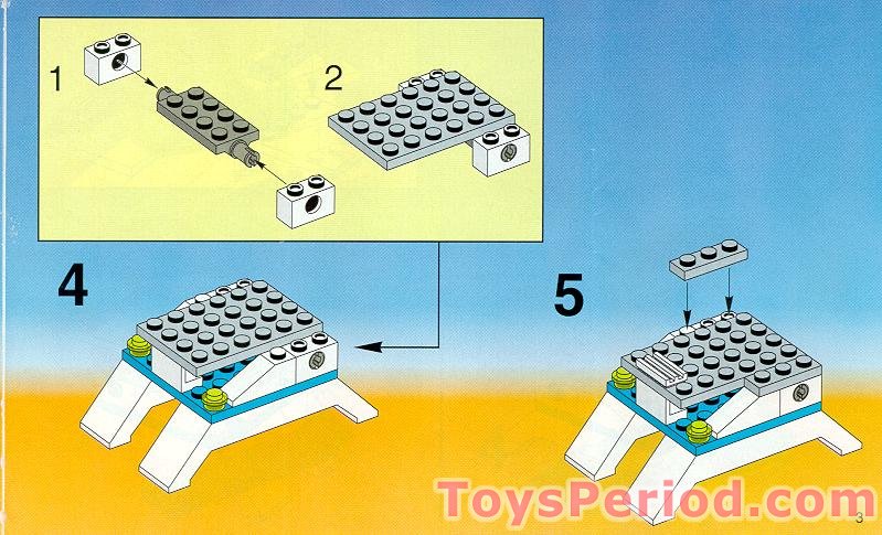LEGO 6455 Space Simulation Station Instructions and Parts List