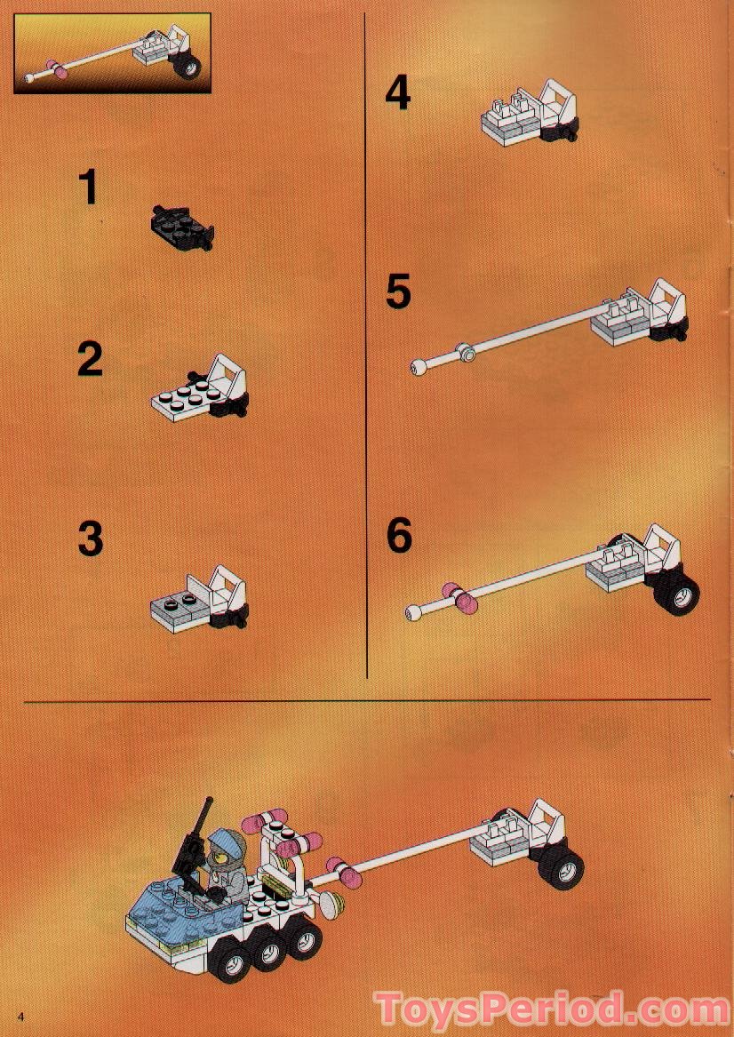 LEGO 6582 Daredevil Flight Squad Instructions and Parts List