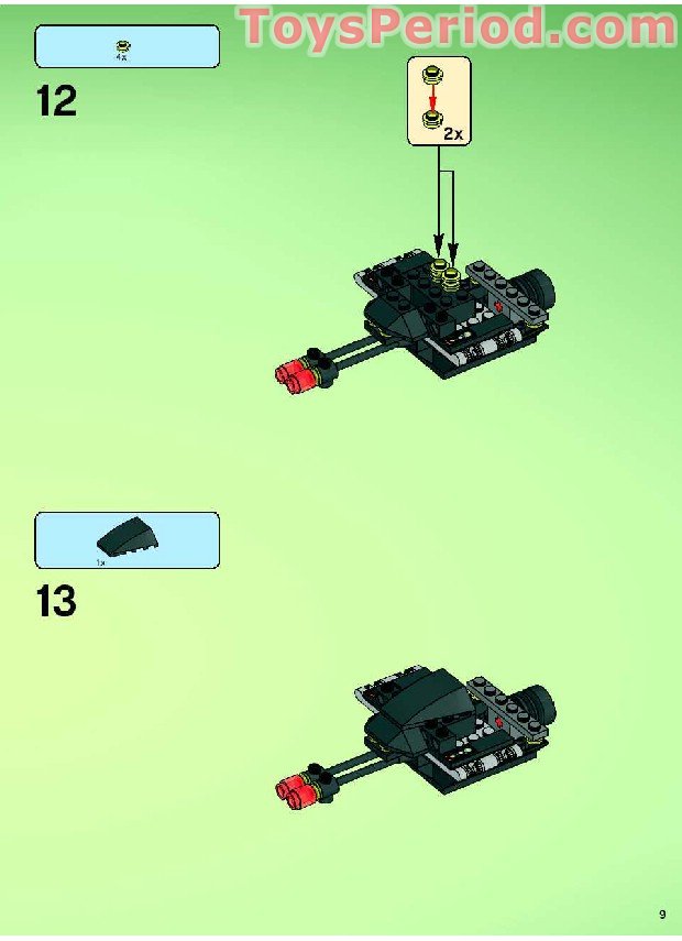 LEGO 7649 MT-201 Ultra-Drill Walker Instructions and Parts List