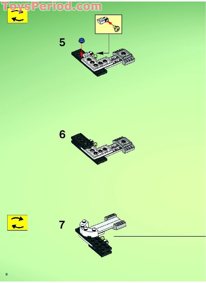 LEGO 7690 MB-01 Eagle Command Base Instructions and Parts List