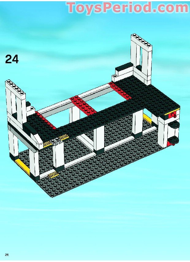 LEGO 7744 Police Headquarters Instructions and Parts List
