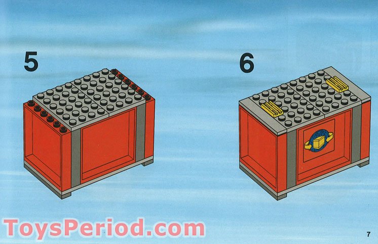 LEGO 7992 Container Stacker Instructions and Parts List