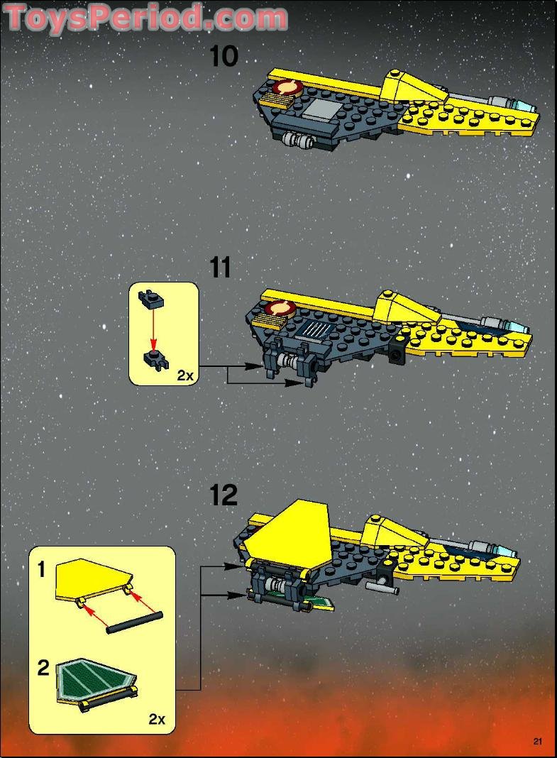 LEGO 7283 Ultimate Space Battle Instructions and Parts List