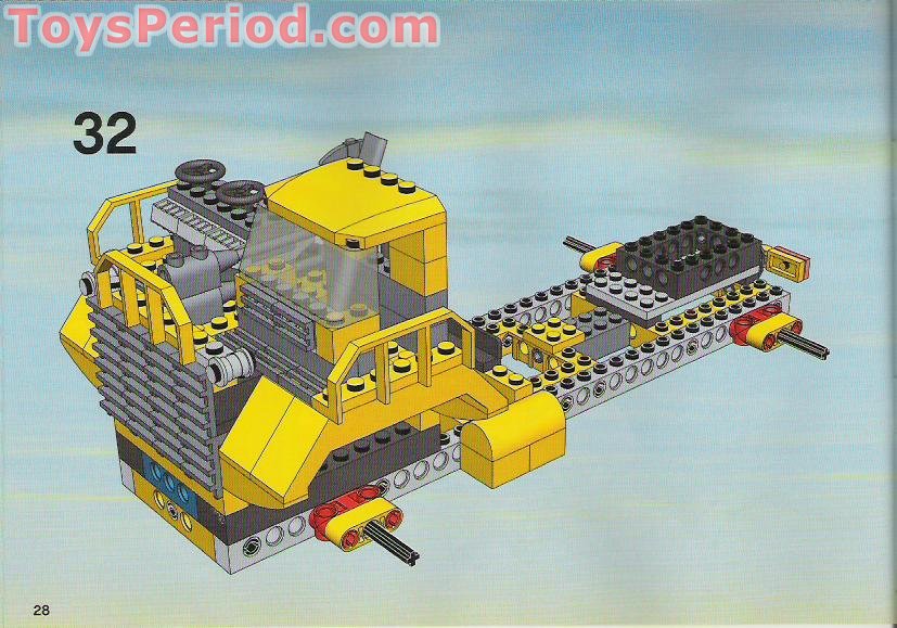 LEGO 7344 Dump Truck Instructions and Parts List